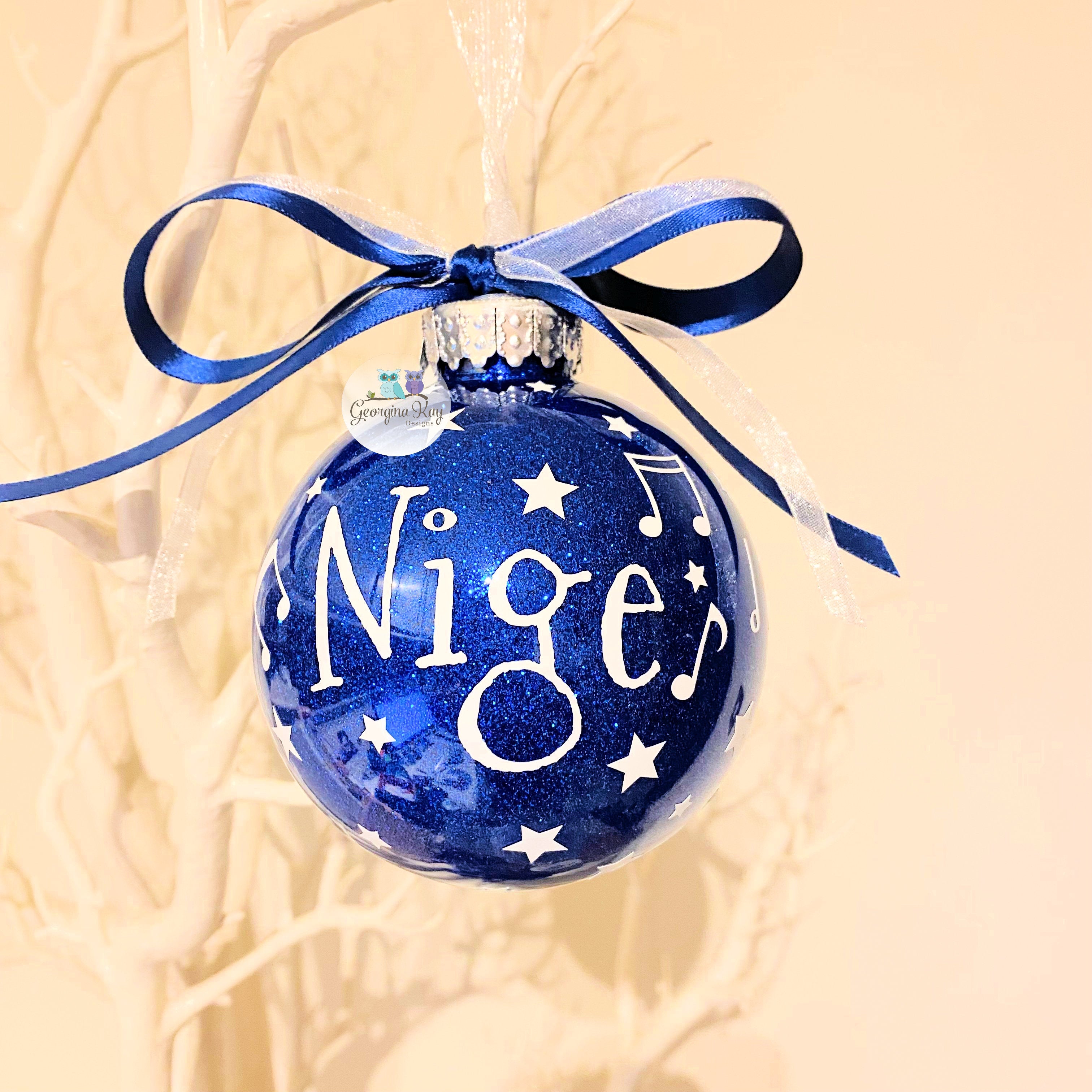 Music Bauble – Georgina Kay Designs