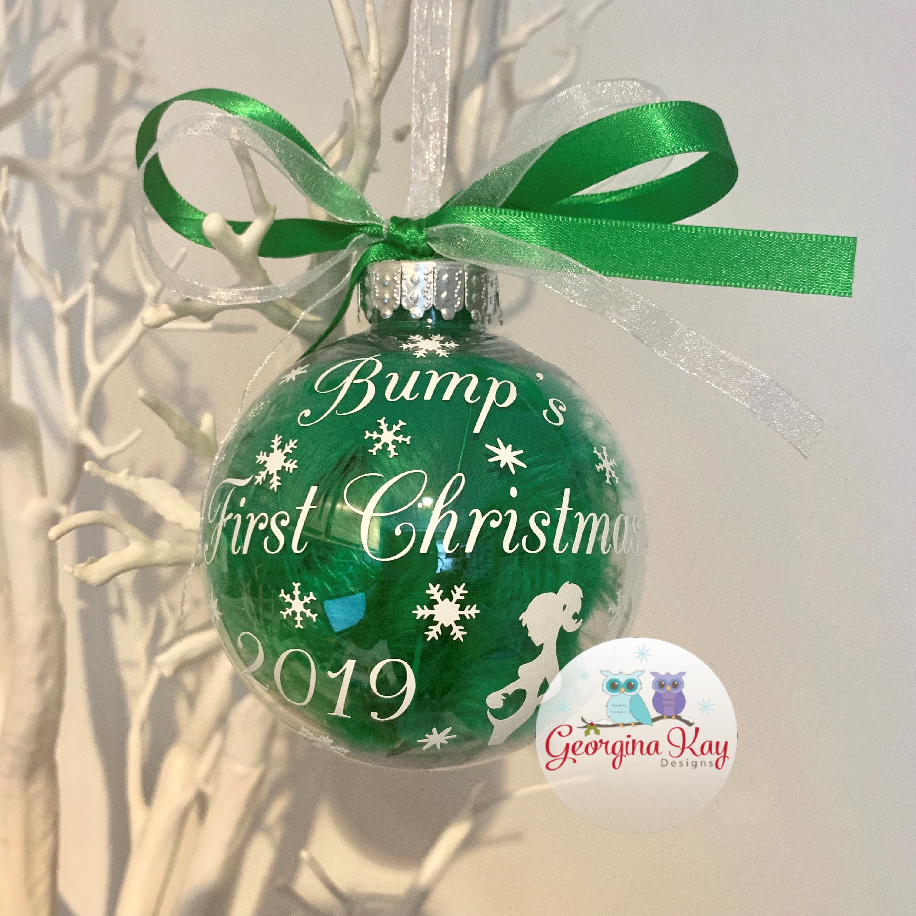 Bump's First Christmas 2025 (Feather) – Georgina Kay Designs